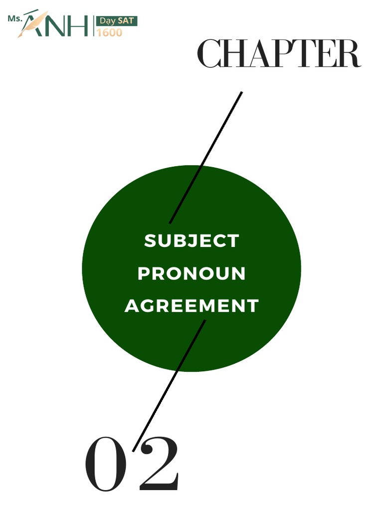Pre 2309 Subject Pronoun Agreement | PDF
