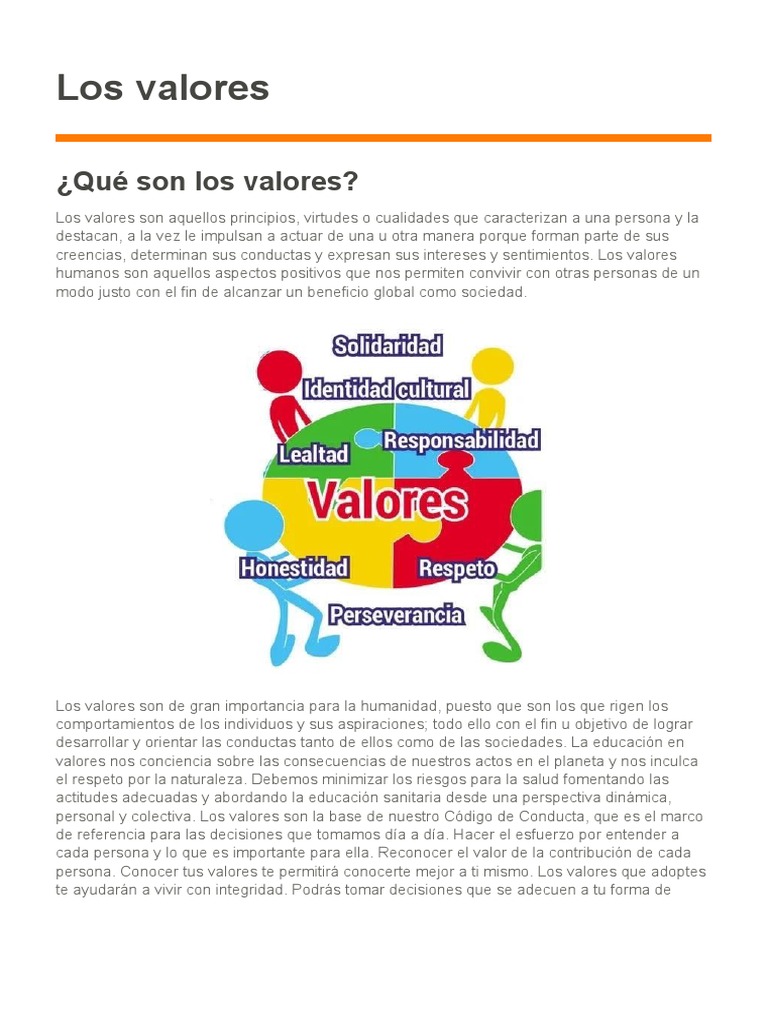 Ensayo de Valores 401 | PDF | Comportamiento | Sociedad