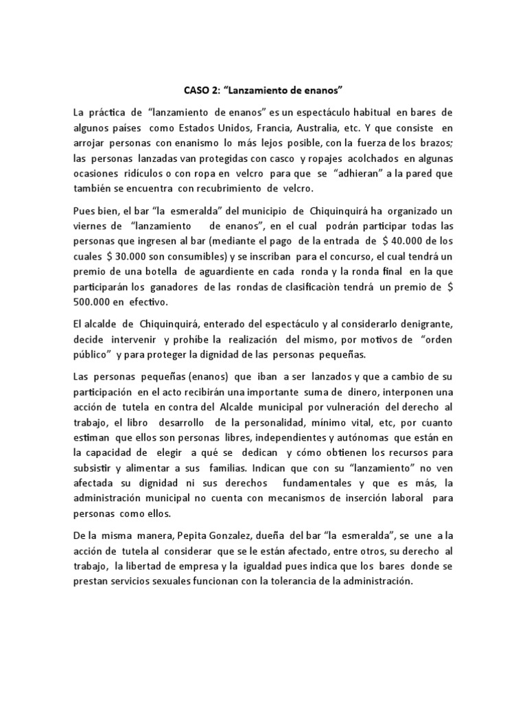 Caso 2 DDHH I | PDF | Invalidez | Discriminación