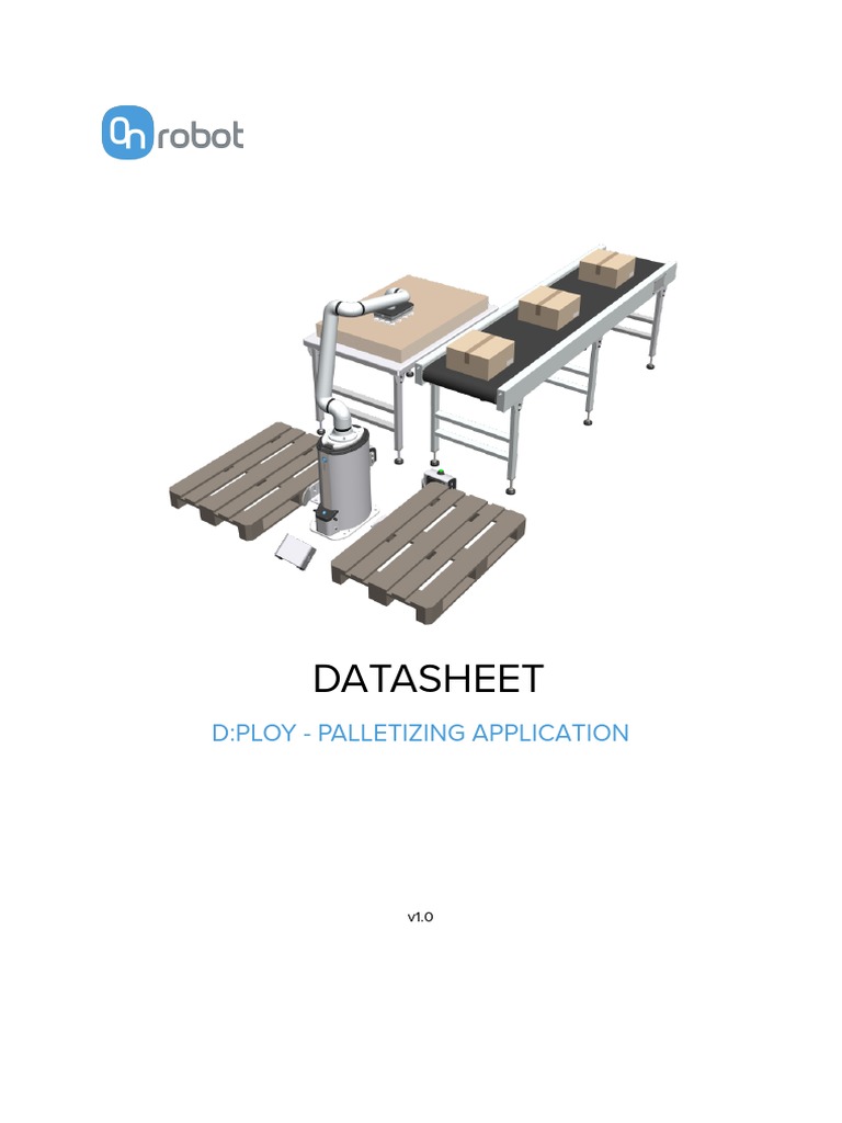 Datasheet D PLOY - Palletizing Application v1.0 EN | PDF | Manufactured Goods