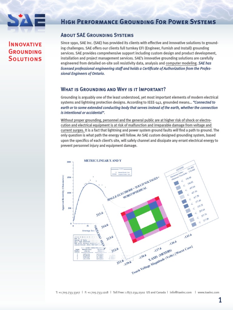 HIGH PERFOMANCE GROUNDING FOR POWER SYSTEMS (SAE - Grounding) | PDF | Electrical Engineering ...