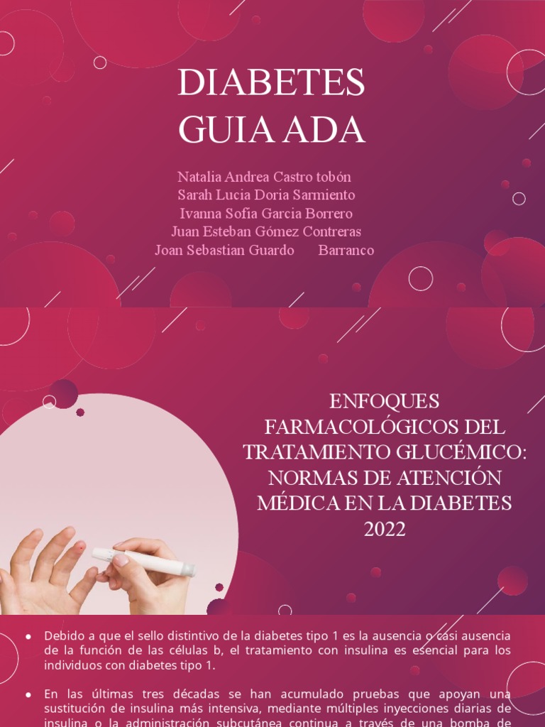 Diabetes Guia Ada | PDF | Enfermedades cardiovasculares | Hipertensión