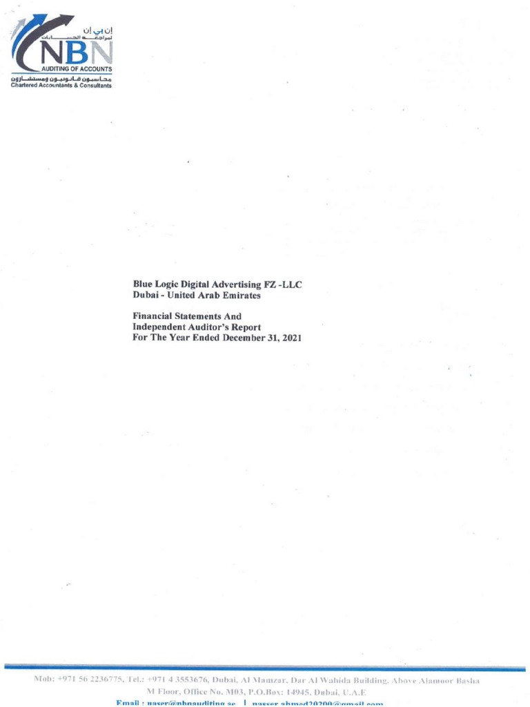 BL Audit Report 2021 | PDF