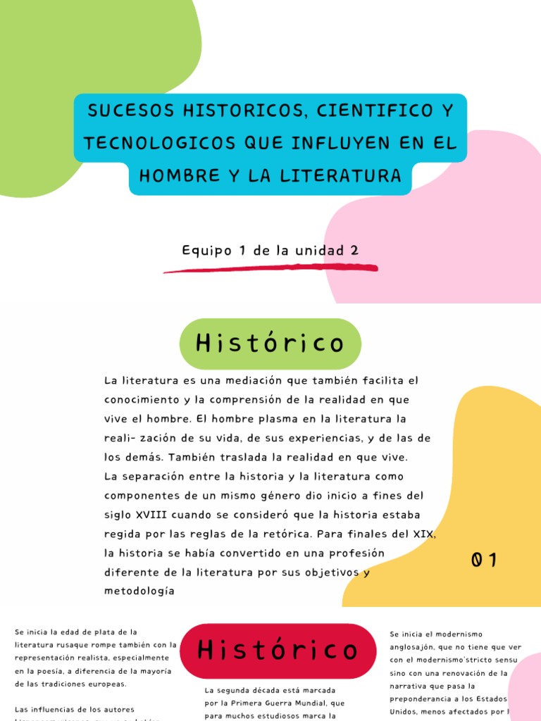 Sucesos Historicos, Cientifico y Tecnologicos Que Influyen en El Hombre ...