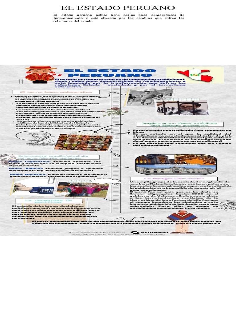 A 1 Infografia Del Estado Peruano | PDF