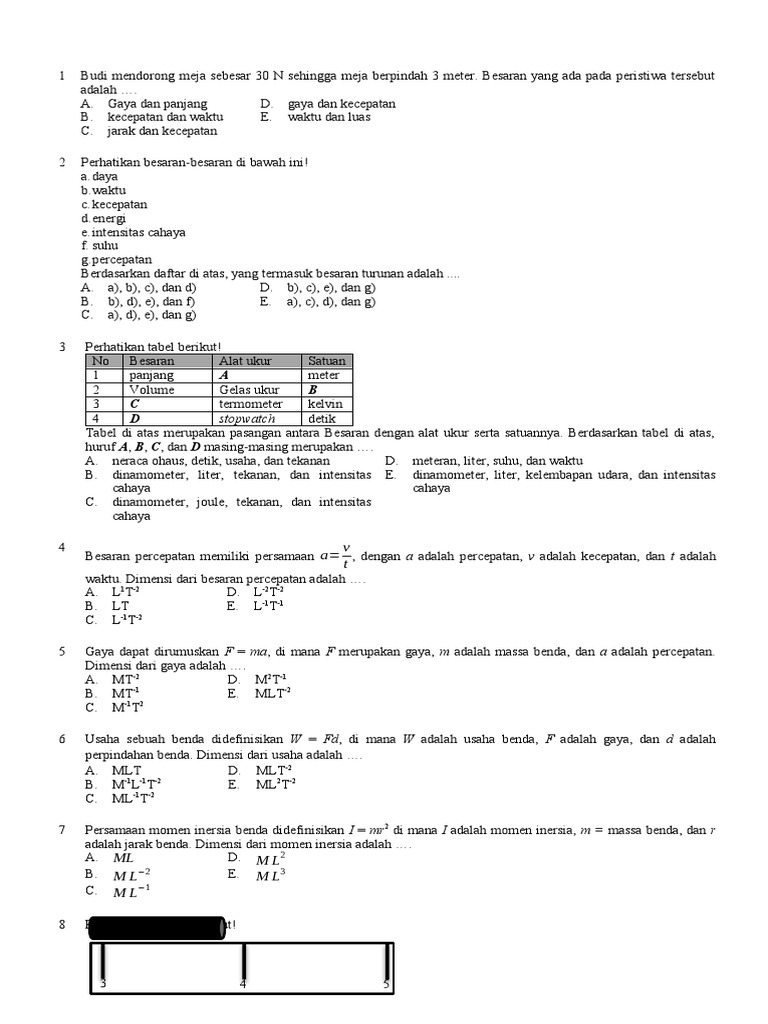 Latihan Soal Kelas X | PDF