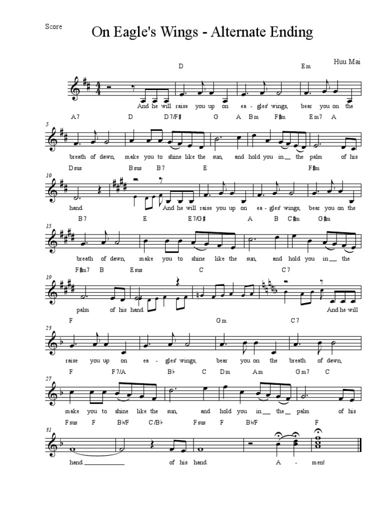 On Eagle's Wings - Alternate Ending | PDF