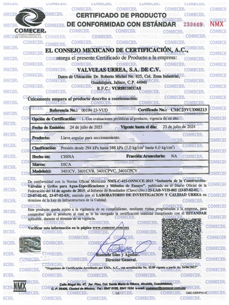 Certificado Angulares | PDF