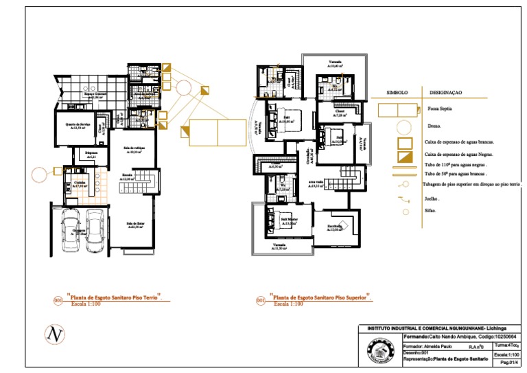 12 Planta de Esgoto Sanitario | PDF