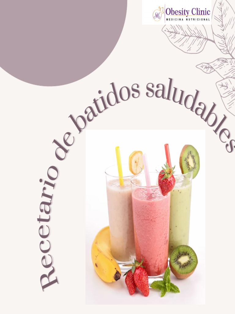 Recetario de Batidos Saludables | PDF