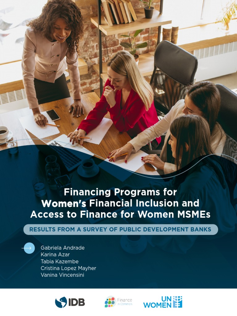 Financing Programs For Womens Financial Inclusion and Access To Finance ...