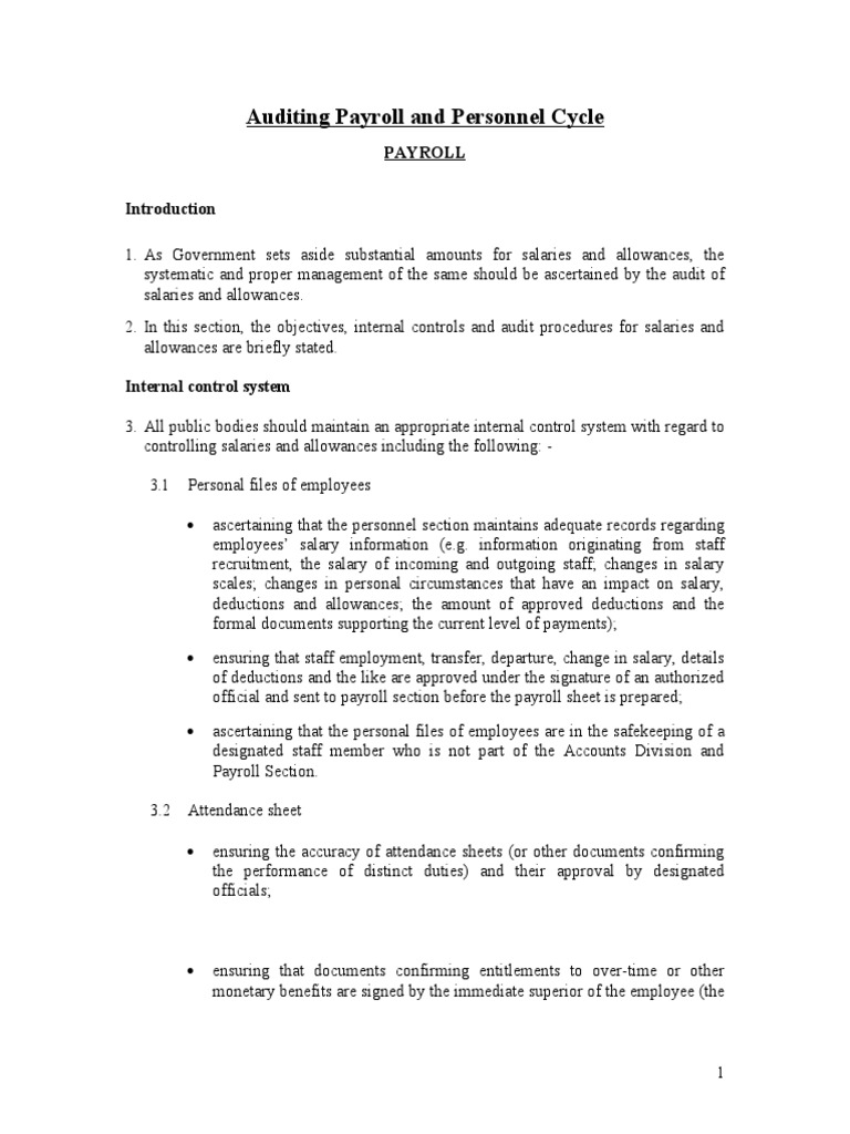 Auditing Payroll and Personnel-4-5 | PDF | Payroll | Payroll Tax
