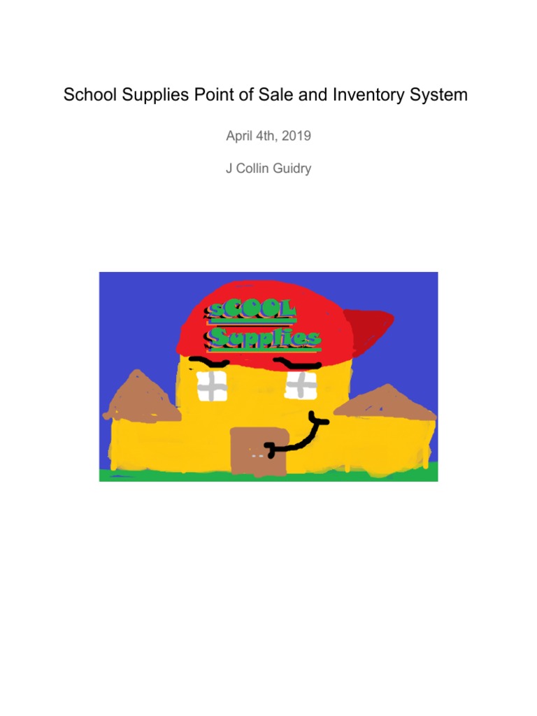 Project Scope and Description | PDF | Point Of Sale | Databases