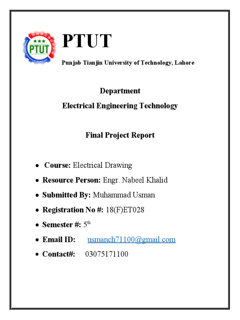 Electrical Drawing Final Project | PDF | Relay | Power Engineering