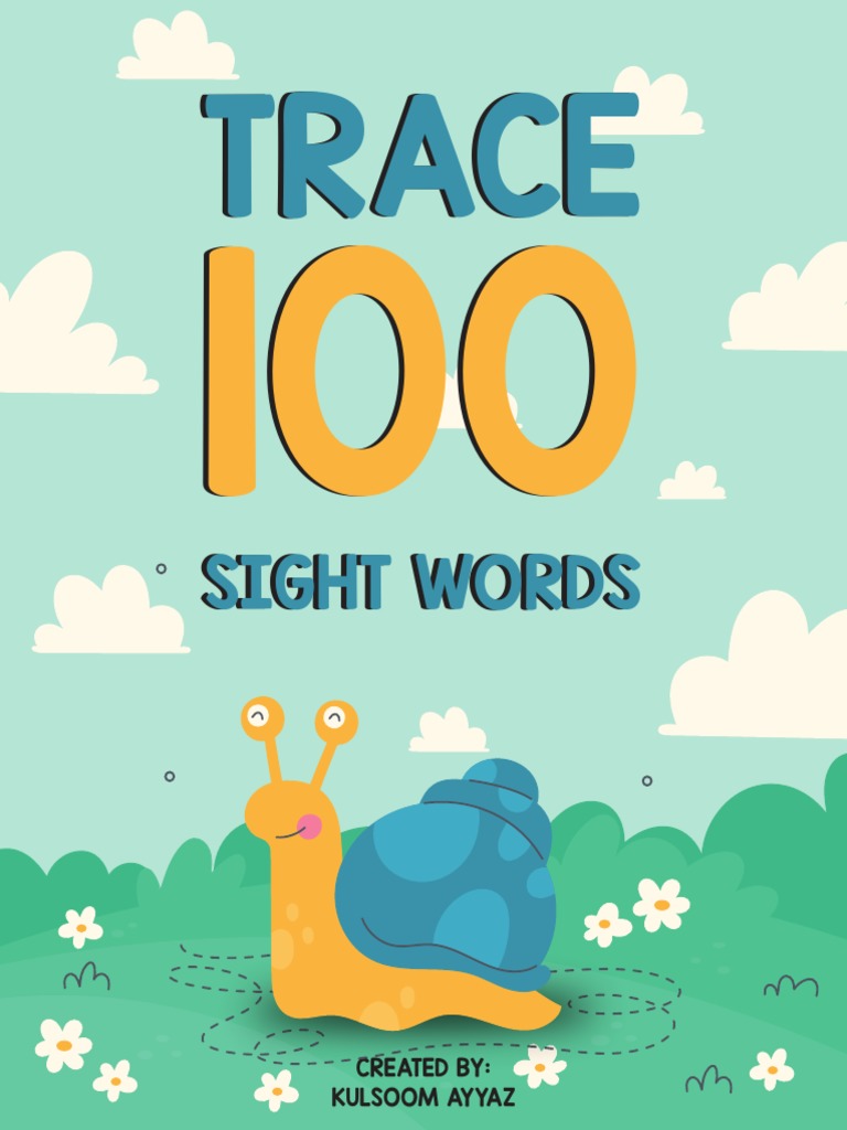 Trace 100 Sight Words | PDF