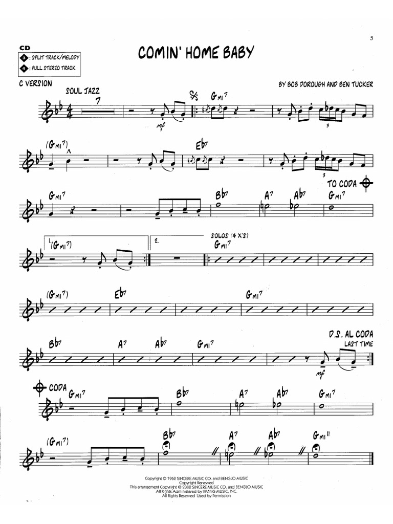 Comin Home Baby | PDF