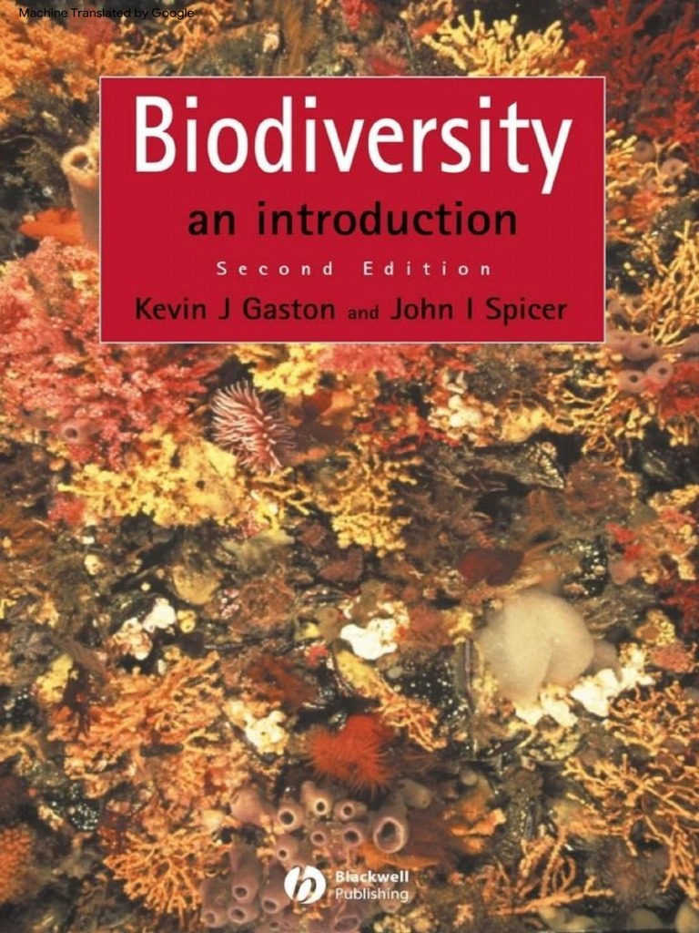 Kevin J Gaston John I Spicer Biodiversit | PDF | Biodiversidade | Natureza