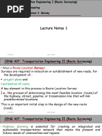 CENG 322 Lecture - Spot Speed Studies | PDF | Radar | Traffic