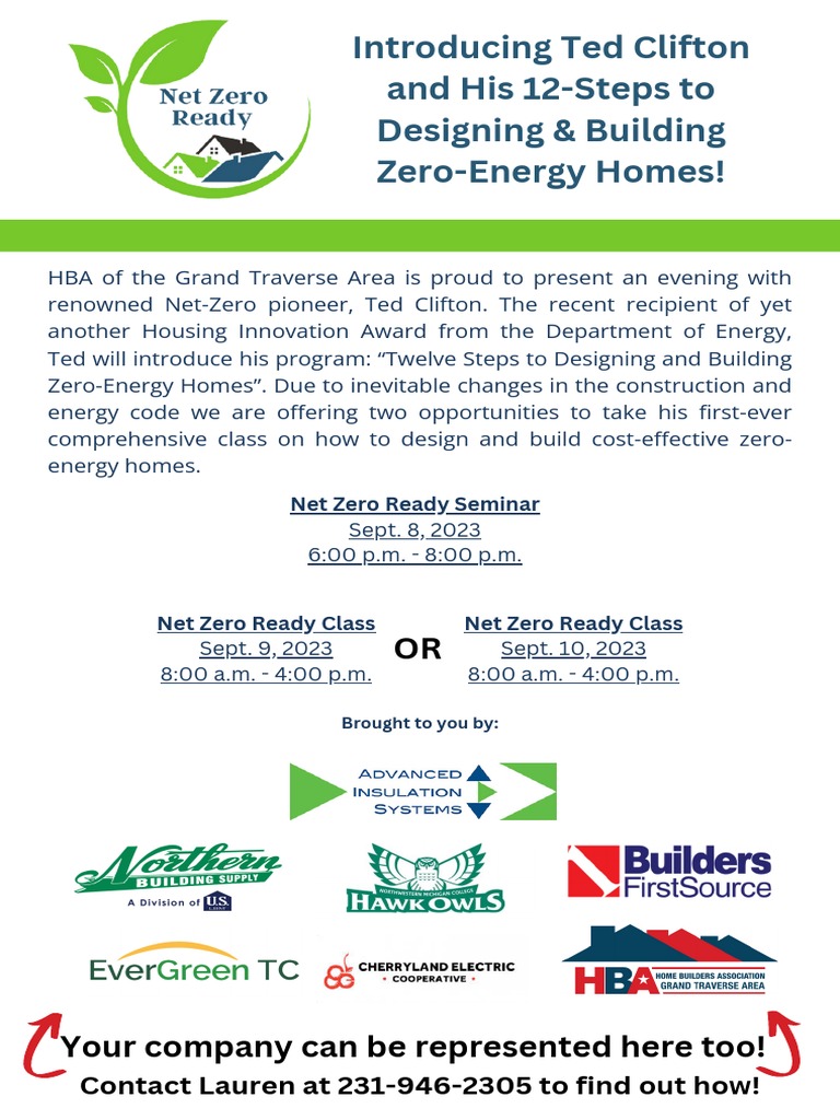 Net-Zero Ready Flyer - Digital | PDF Net-Zero Ready Flyer - Digital | PDF