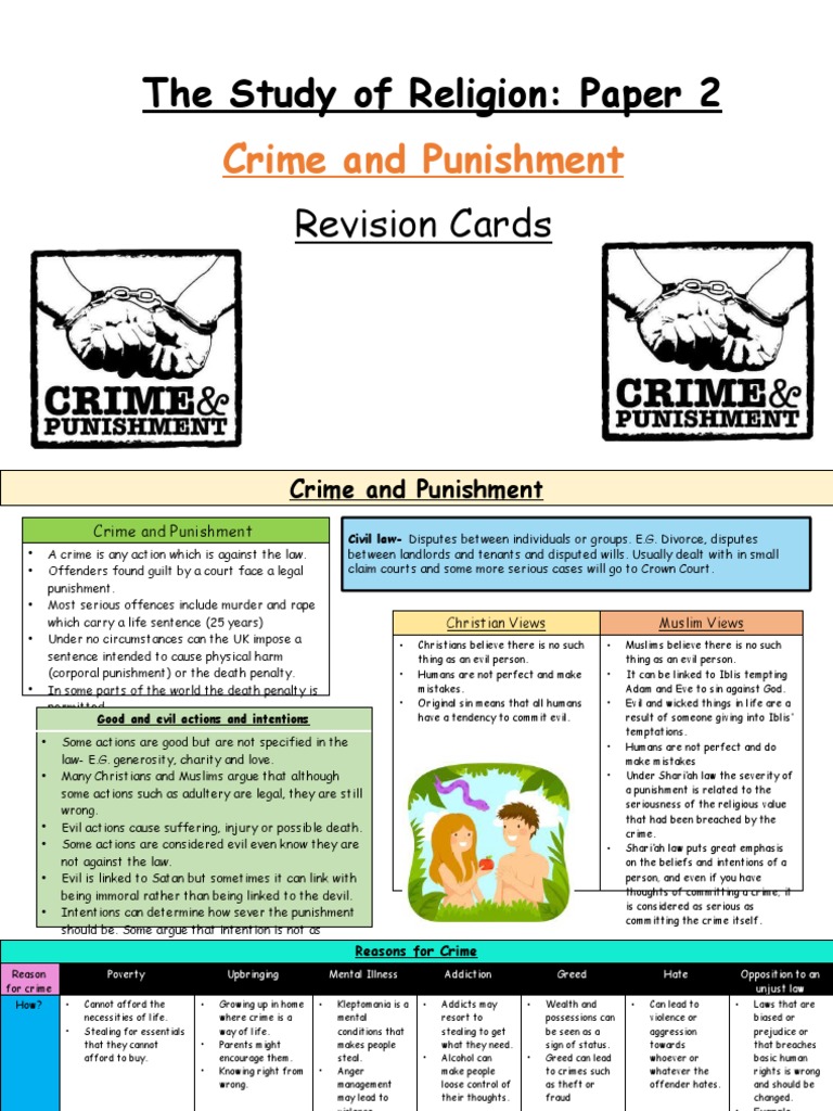 Revision Cards - Theme E-Crime and Punishment | Download Free PDF ...
