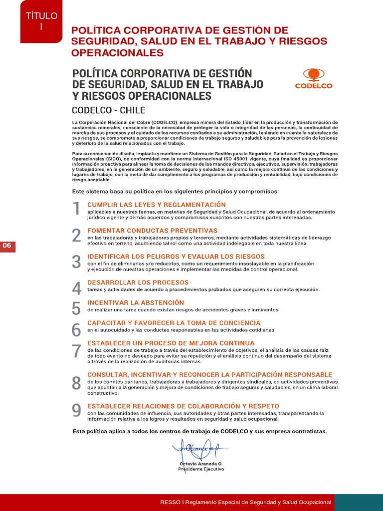 Politica Codelco | PDF