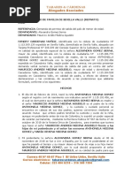 Modelo Poder Abogado | PDF | Derecho