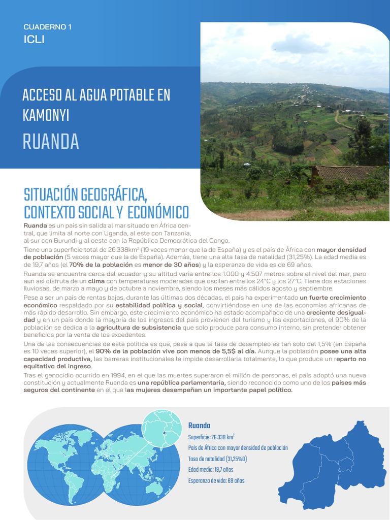 Cuaderno ICLI 01 Castellano | PDF | Agua | Ruanda
