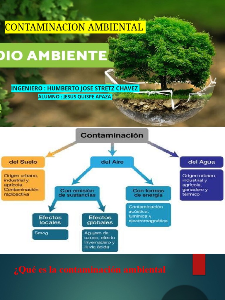 Contaminacion Del Medio Ambiente Ucsm | PDF | Contaminación | Pesticida