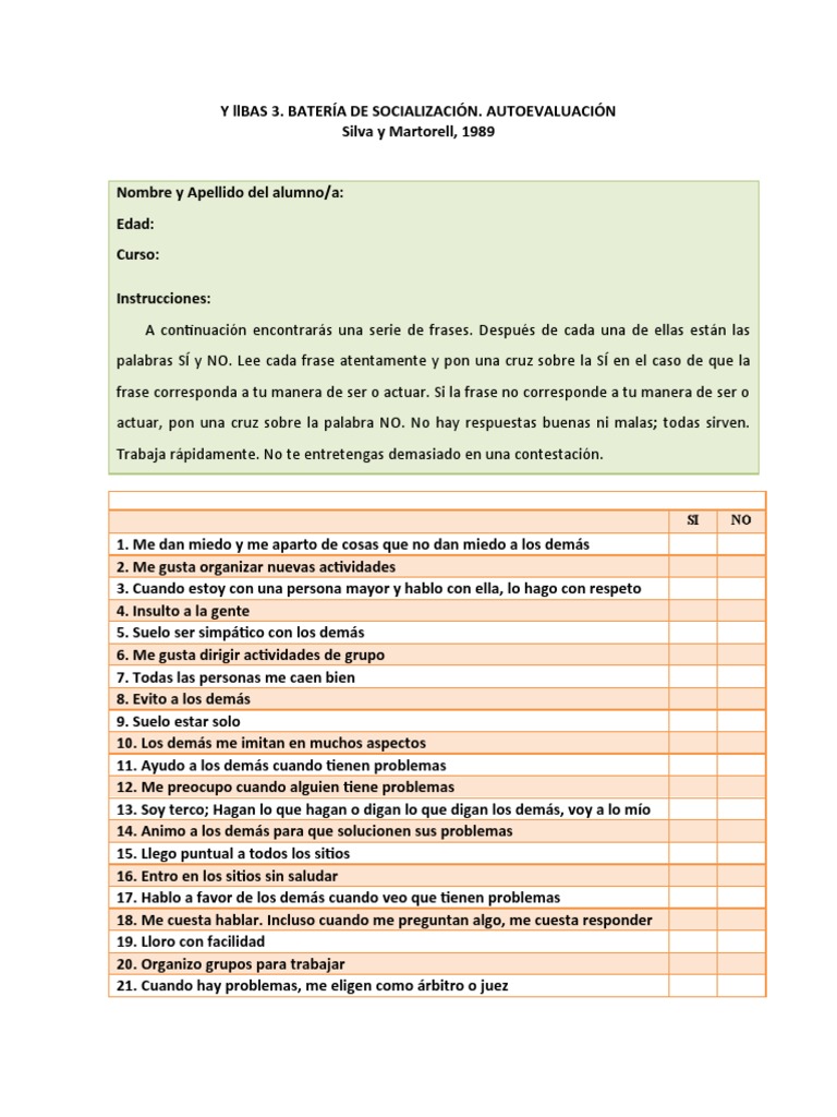 BAS 3 (Formato Nuevo) | PDF