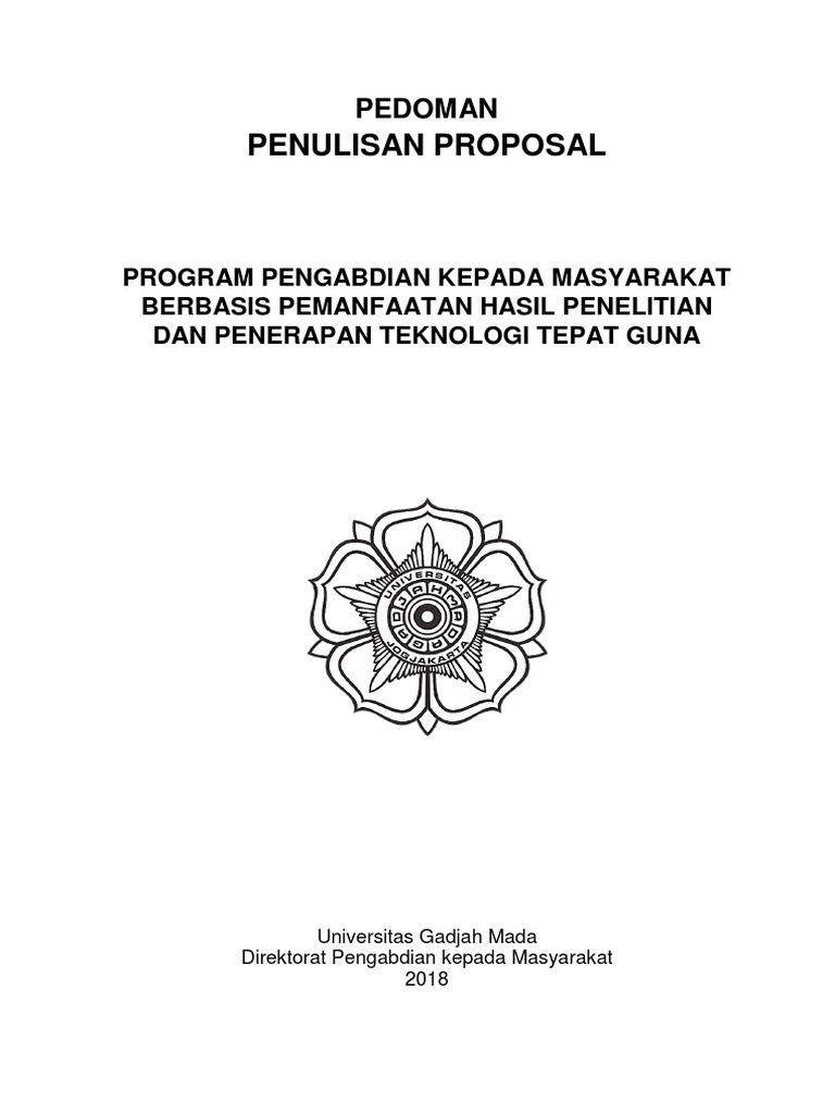 Pedoman-Penulisan-Proposal-TTG (Recovered) | PDF