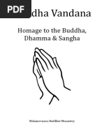 Pali Sinhala English Vandana Book | PDF | Buddhist Practices | Buddhist Philosophy