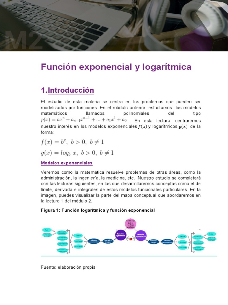 M2L1 | PDF | Logaritmo | Funcion exponencial