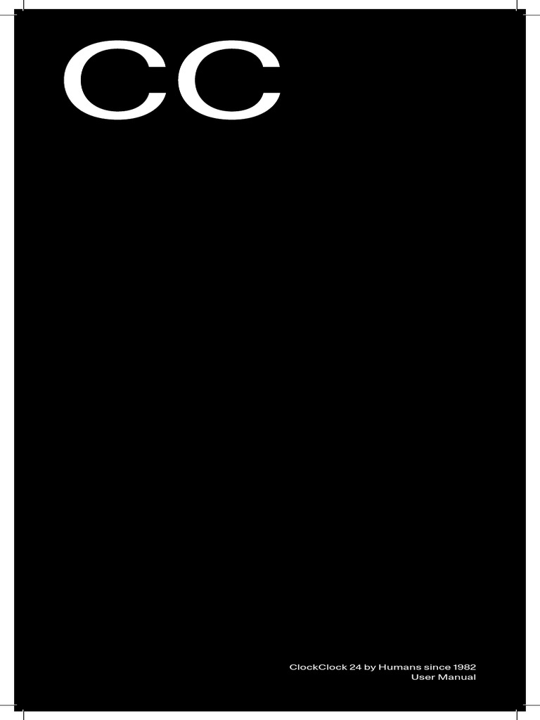 Humans Since 1982 Clockclock 24 | PDF | Ac Power Plugs And Sockets | Clock