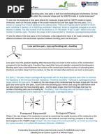 VSEPR CheatSheet | PDF