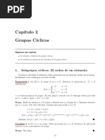 Ejercicios de Algebra Abstracta | PDF | Grupo (Matemáticas) | Objetos matemáticos