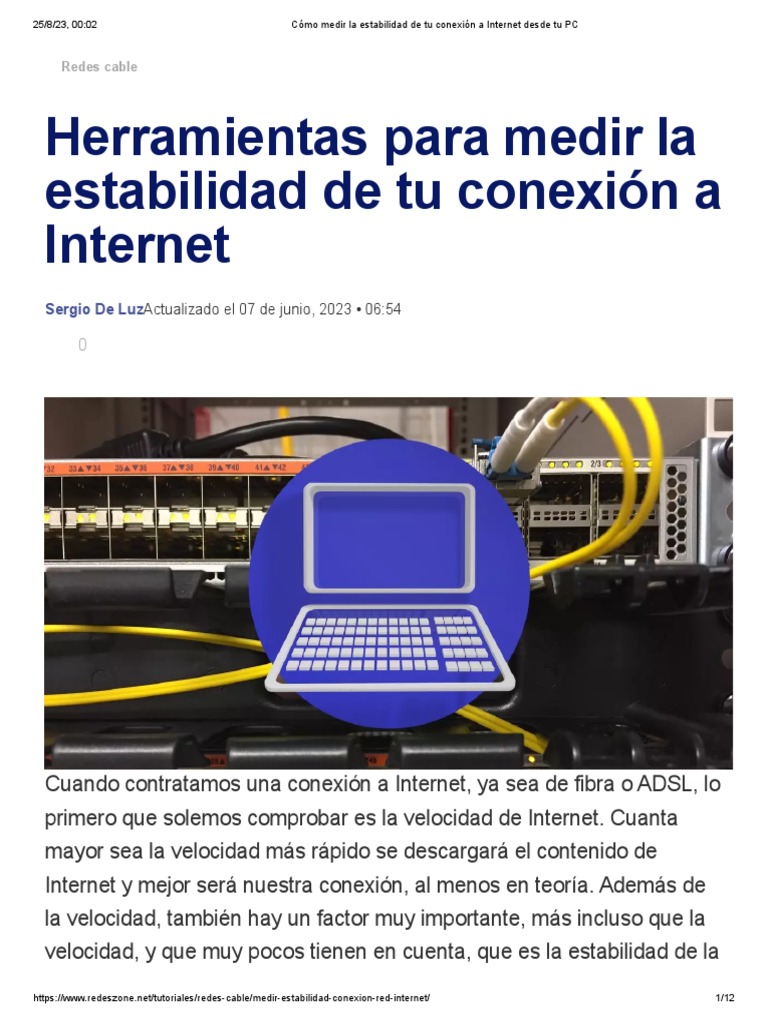 Network - Cómo Medir La Estabilidad de Tu Conexión A Internet Desde Tu ...