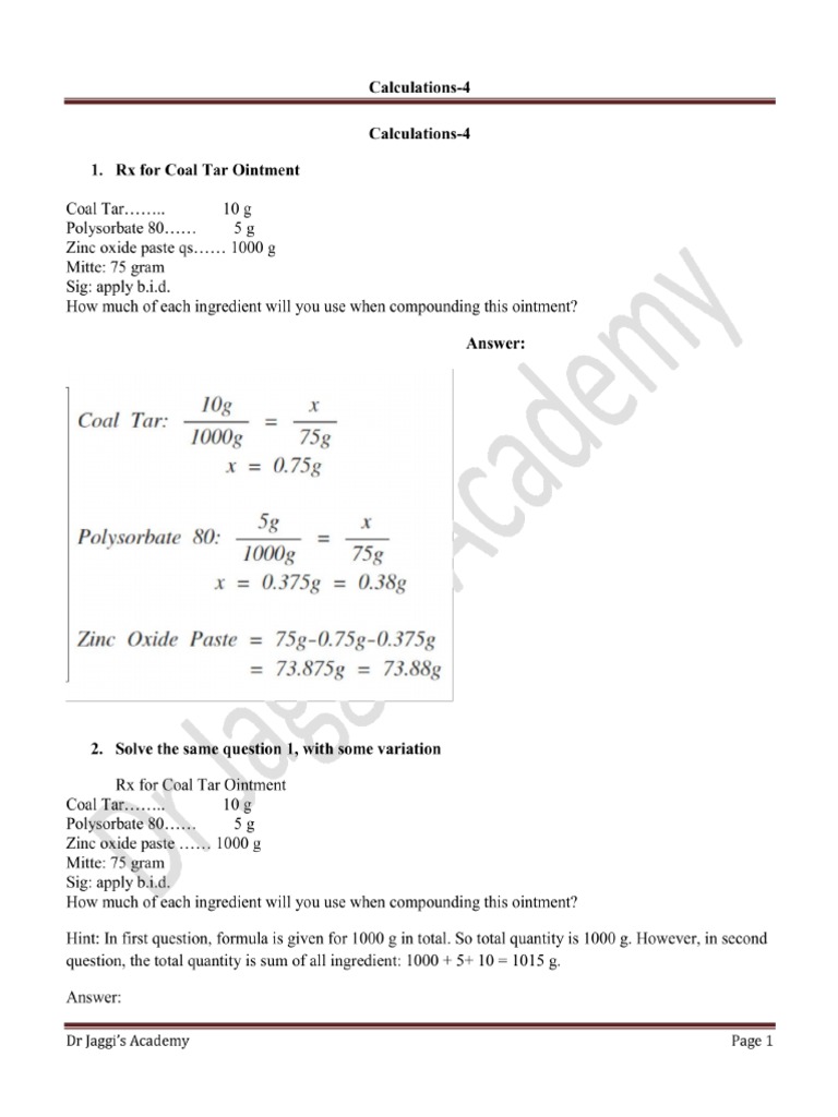 Calculations-4 (Solved) | PDF
