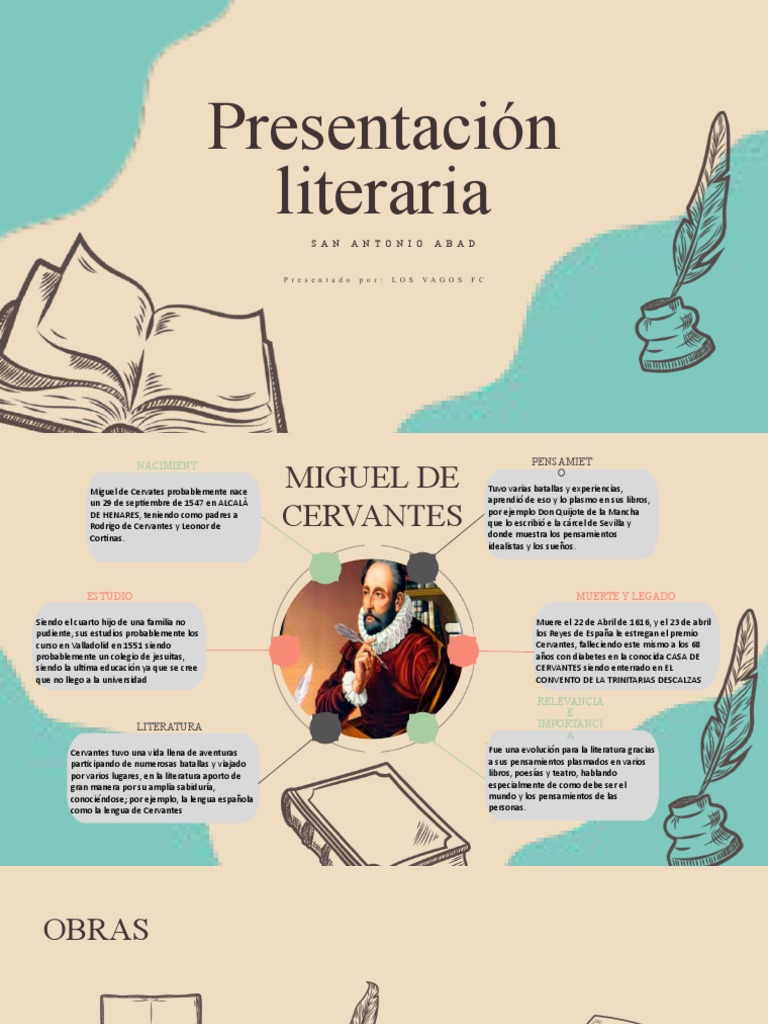 Miguel de Cervantes | PDF | Don Quijote | Miguel De Cervantes