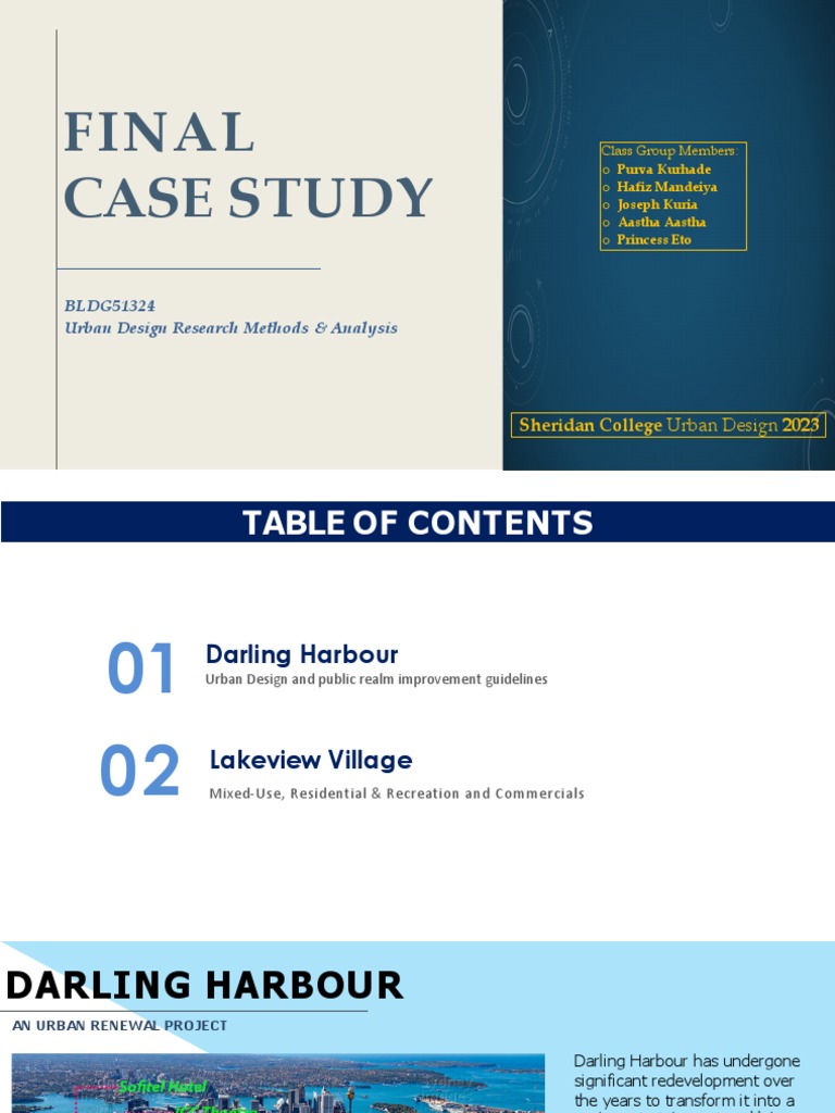 (Final Case Study) Urban Design RMA v3 | PDF | Sydney | Urban Planning