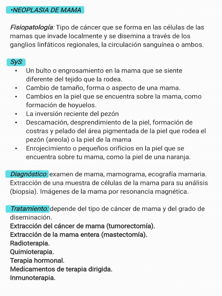 Neoplasia de Mama IIMR | PDF