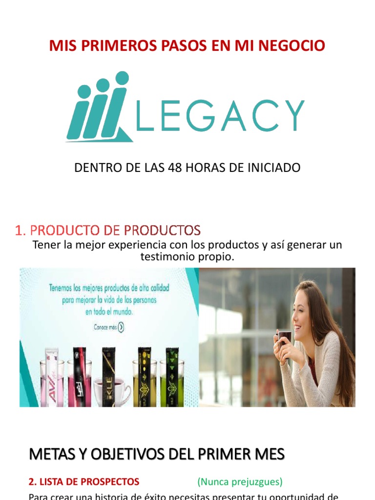 Mis Primeros Pasos (Legacy Global) | PDF | Negocios