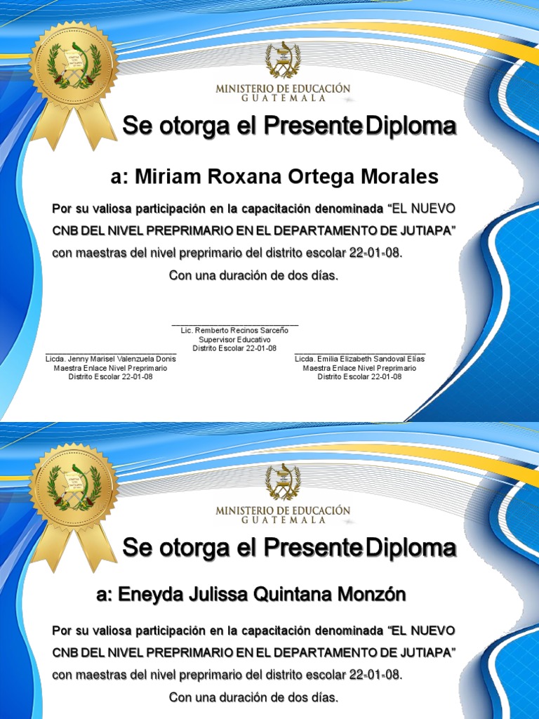 Diploma Capacitación | PDF