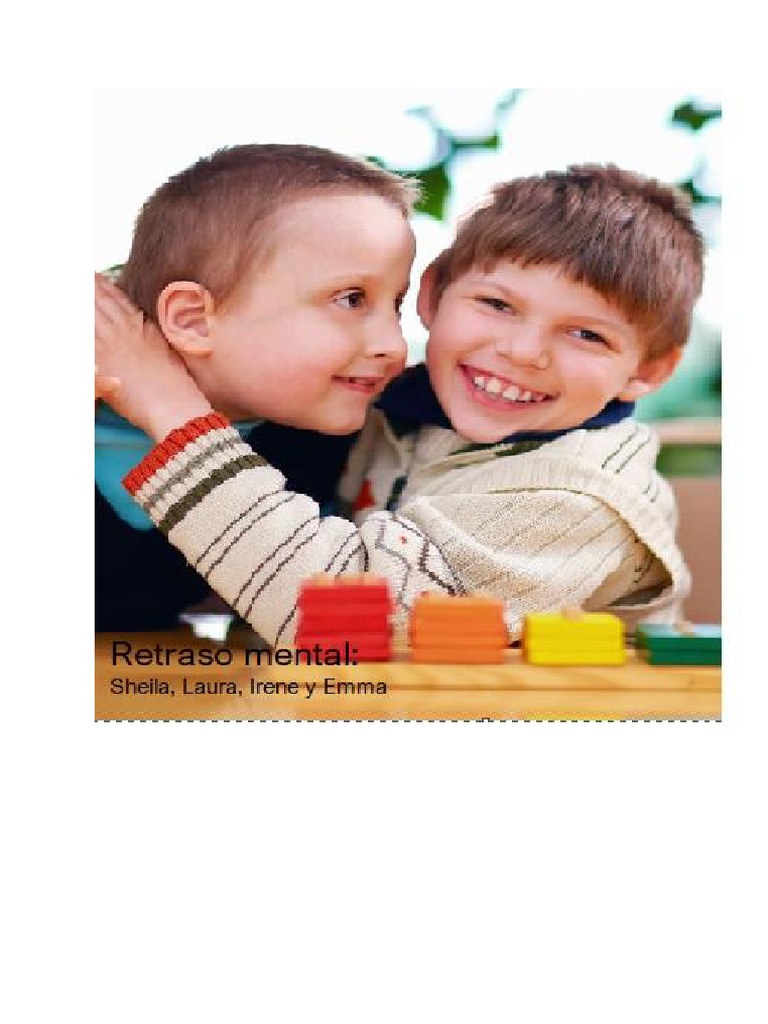 Retraso Mental: Definición y Tipos | PDF | Discapacidad intelectual ...