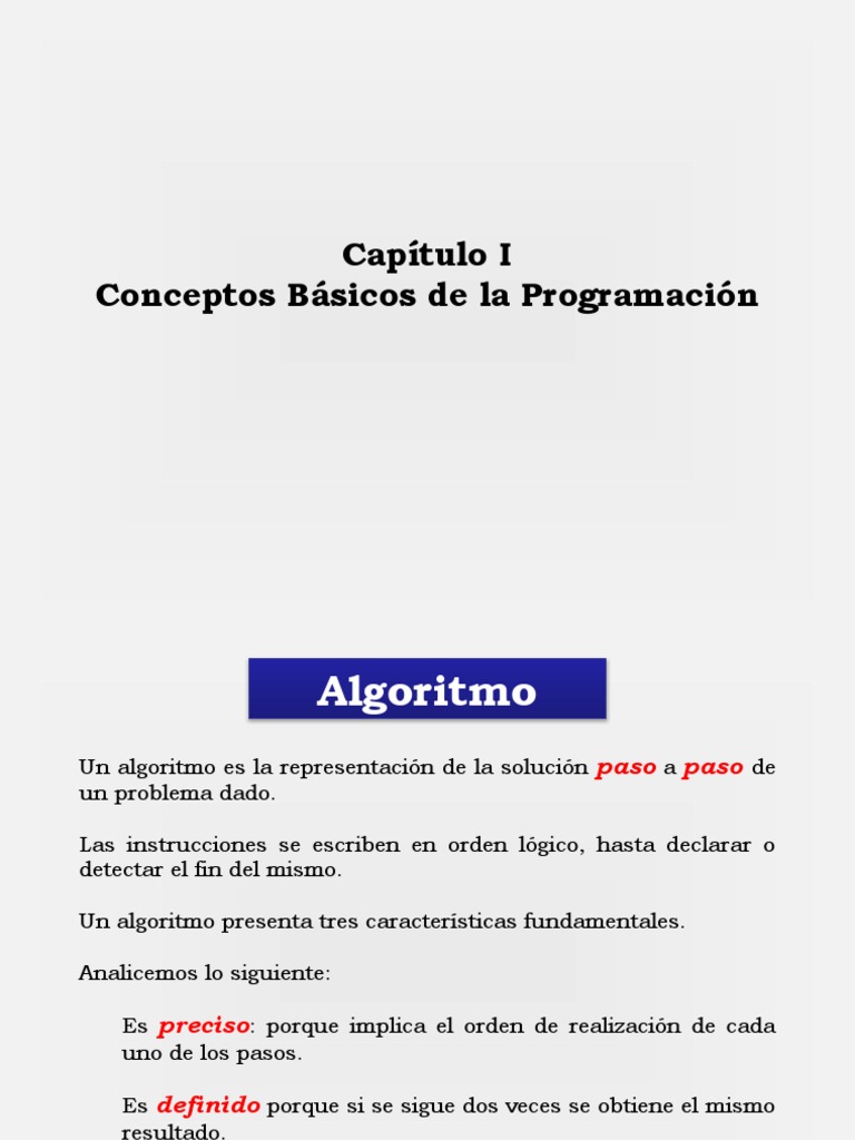 Capitulo1-Introduccion A La Programacion | PDF | Programa de computadora | Programación