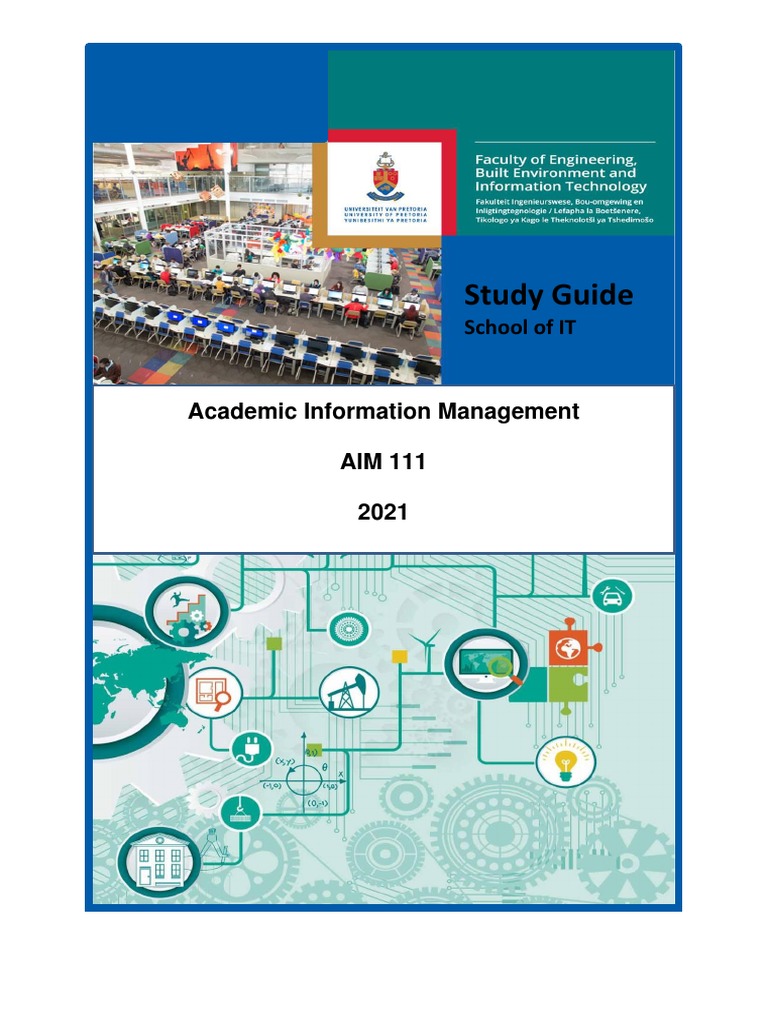 AIM 111 Study Guide Overview | PDF | Information Literacy | Computer Virus