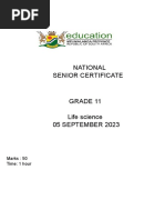 Grade 11 Life Sciences Remote Learning Booklet - Term 1 & 2-1 | PDF