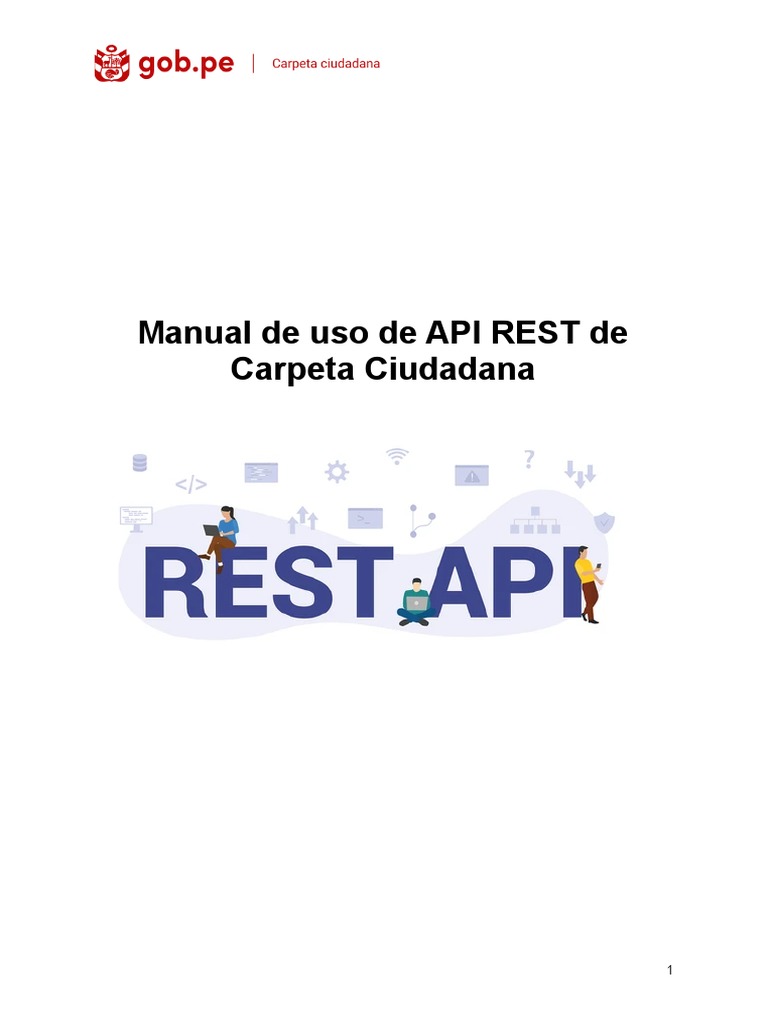 Manual de Uso de API REST de Carpeta Ciudadana | PDF | Transferencia de ...