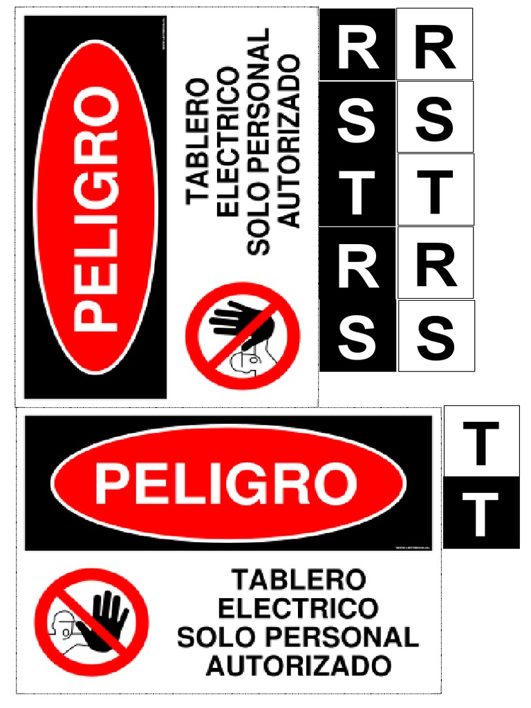 Señalizacion de Tablero Electrico | PDF