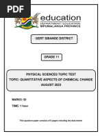 2025 Physical Sciences Grade 12 Experiment 2 | PDF | Titration | Chemistry