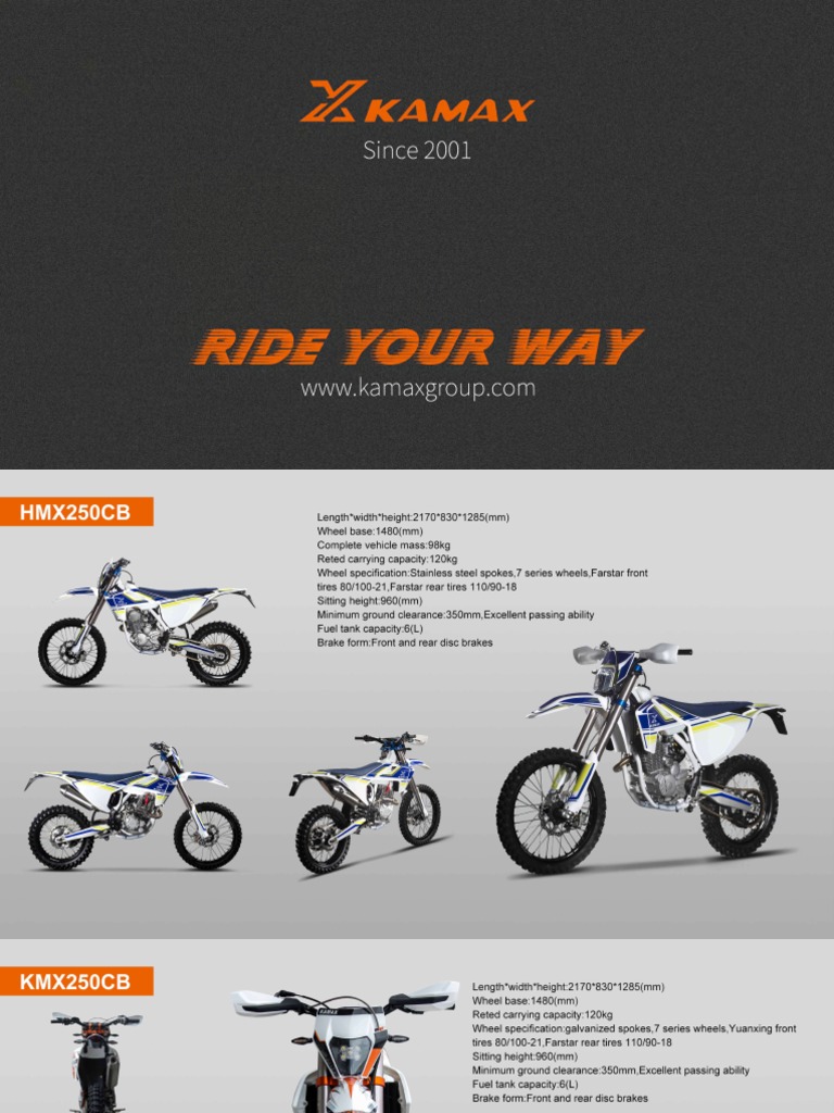 Catalogo Motos Marca Kamax | PDF